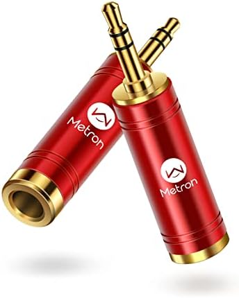 Amazon.com: QAJOPFN 4 Pack Headphone Jack 3.5mm (1/8 inch) Male to 6 ...