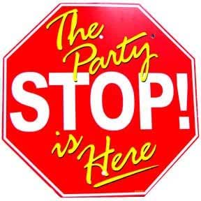 Amazon.com: STOP SIGN PARTY SIGN : Everything Else