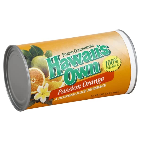 Amazon.com: Hawaii's Own Passion Orange Frozen Concentrate, 12 fl oz ...