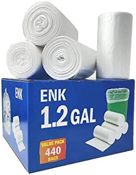 Amazon.com: NETKO Clear Kitchen Trash Bags 7-10 Gallon Clear Plastic ...