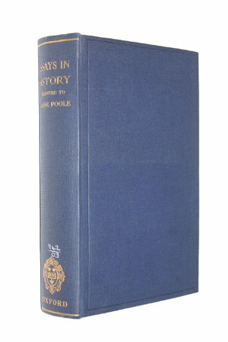 Essays In History: Amazon.co.uk: Poole, Reginald Lane (1857-1939 ...