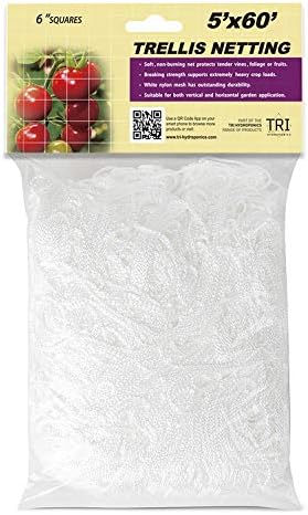Amazon.com : CastleGreens 5 x 60ft Plant Trellis Netting, Heavy-Duty ...
