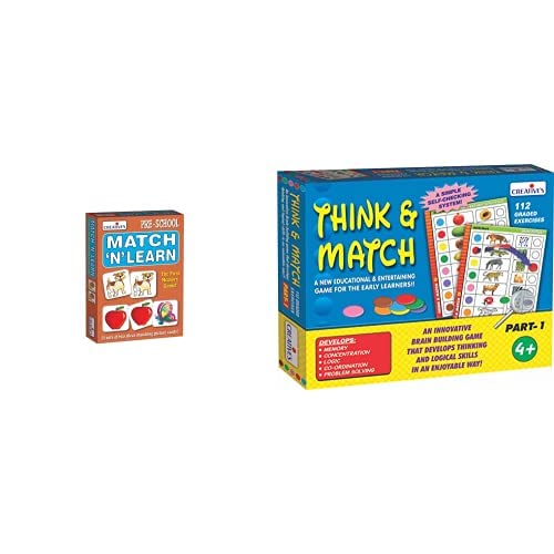 Creative Educational Aids 0626 Match N Learn & Think and Match - I ...