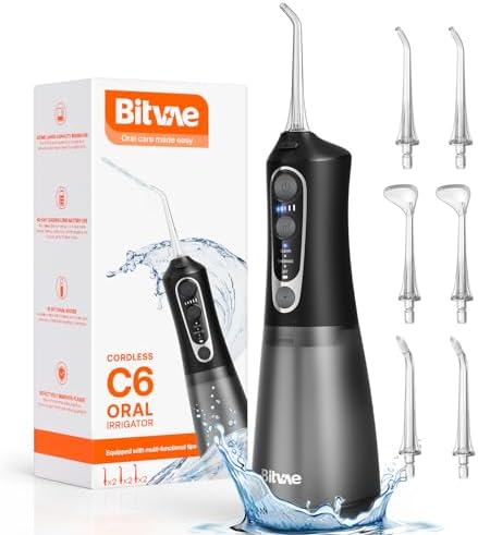 Amazon.com: Bitvae C6 Water Flossers for Teeth - Cordless Water Dental ...