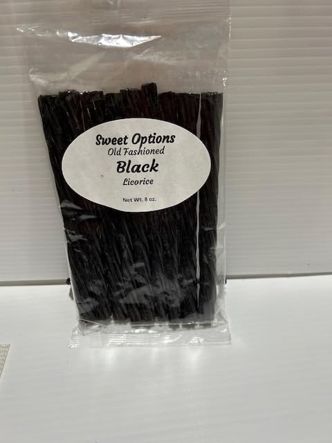 Amazon.com : Sweet Options Black Licorice Jumbo Licorice 7" – Classic ...