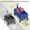 Amazon.com : PayLessHere | Collapsible Wagon Cart with Wheels | Blue ...