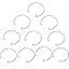 tifee Pack of 10 MR11 Retaining Spring Rings Clasp Clips Diameter 35MM ...