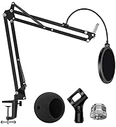 InnoGear Adjustable Microphone Stand, Heavy Duty and Robust Microphone ...