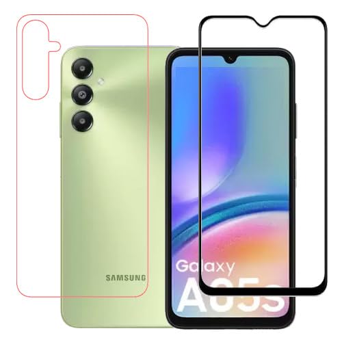 ECMERED® Back Screenguard (Transparent) & Screen Protector (Black ...