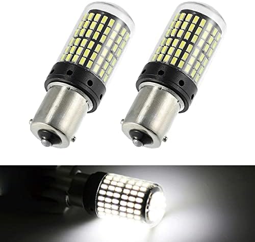 Amazon.com: cueclue Pack-2 1156 Car Turn Signal Bulbs, 144SMD T20 ...