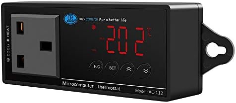 NICREW Digital LED Heating and Cooling Temperature Controller, Reptile ...