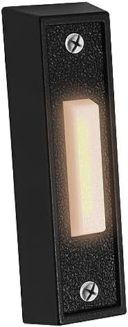 WESUA LED Lighted Doorbell Button Push Switch Wall Mounted For Chime ...