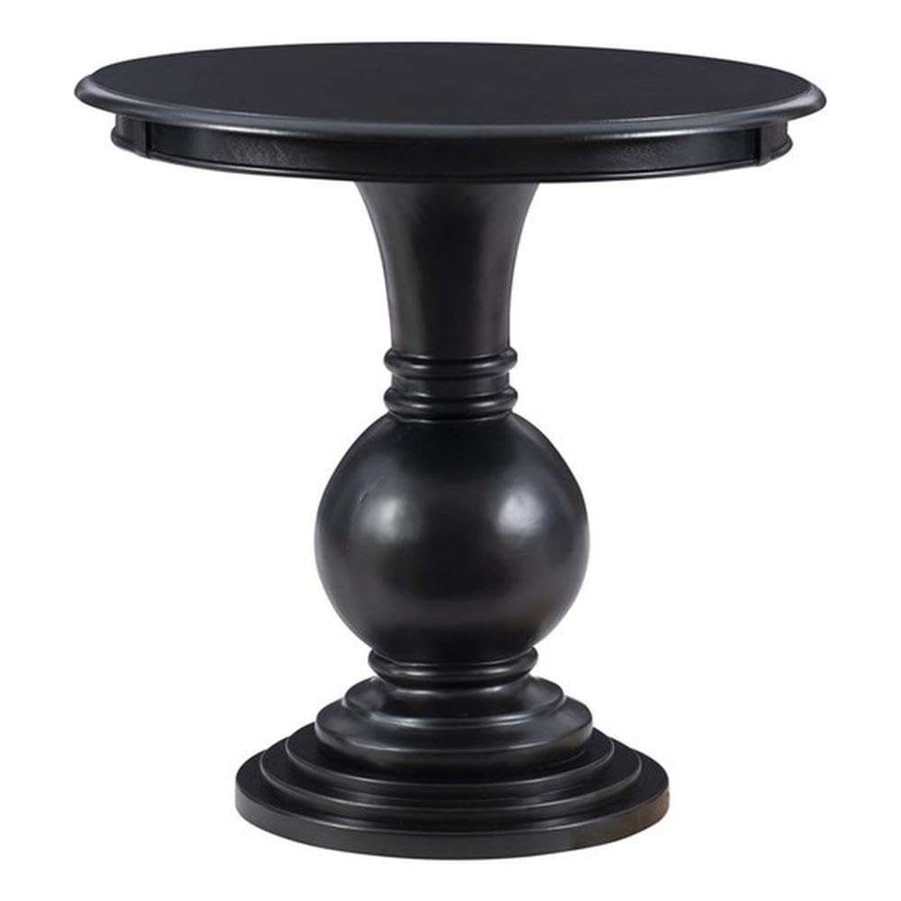 Amazon.com: Powell Furniture Linon Aspen Round Wood Accent Table in ...
