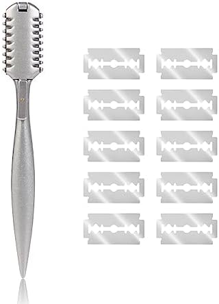 Amazon.com: CestoMen Double-Edge Razor Comb with 10 Replacement Blades ...