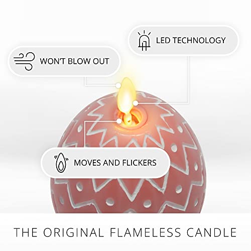 Snapklik.com : Luminara Flameless Candle Crystal Beads Glitter Sphere ...