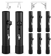 Amazon.com: YUEYIN Table Leg Extensions for Straight/Bent Folding ...