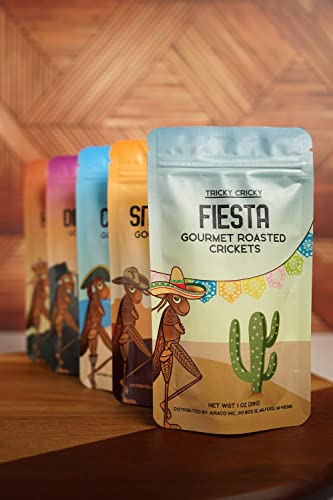 Tricky Cricky Edible Flavored Cricket Snacks for Humans - USA Grown ...