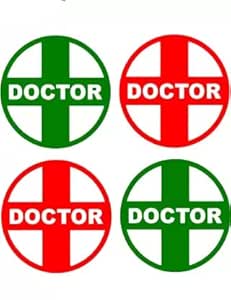 ISEE 360® Doctor Logo Sticker for Car Window Symbol Vinyl Outside Use ...