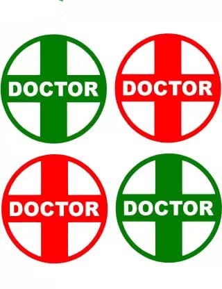 ISEE 360® Doctor Logo Sticker for Car Window Symbol Vinyl Outside Use ...