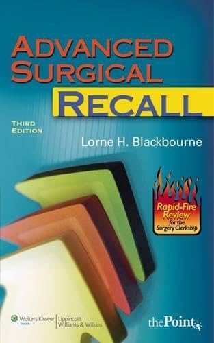Advanced Surgical Recall (Recall Series): 9780781770682: Medicine ...