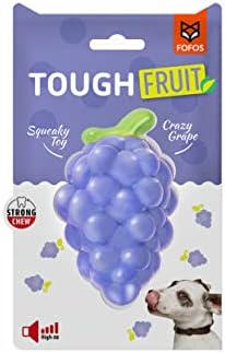Buy BarkButler x FOFOS Tough-Fruit Loud Squeaky Grape Dog Chew Toy ...