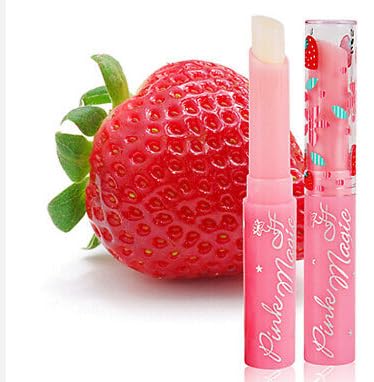 Buy Blezzia Strawberry Fruit Extract Color Changing Pink Magic Glossy ...
