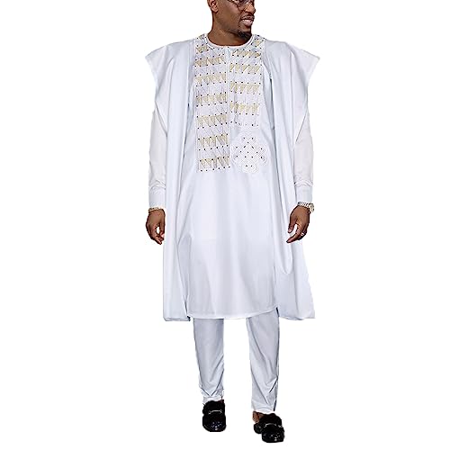Snapklik.com : African Nigerian Mans Formal Attire Rhinestone White ...