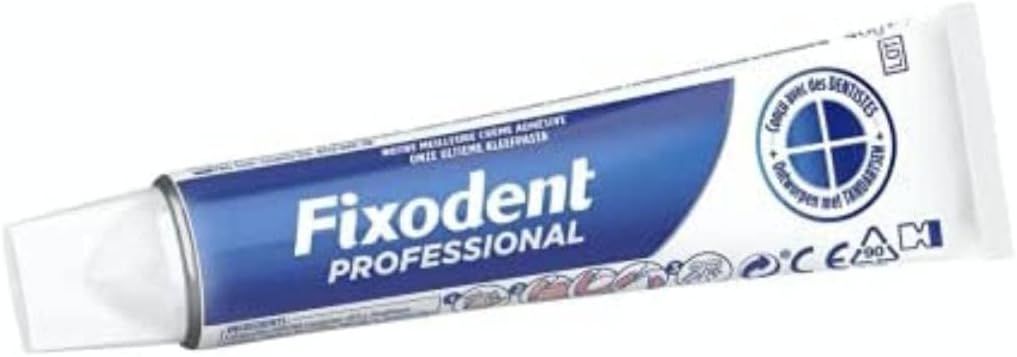 Fixodent - Professional Adhesive Paste for Dentures - 40 ML : Amazon.co ...