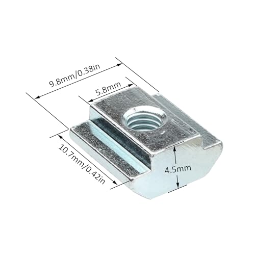 Snapklik.com : BLCCLOY 40pcs 20 Series Extrusion M5 T Slide Nut Tee ...