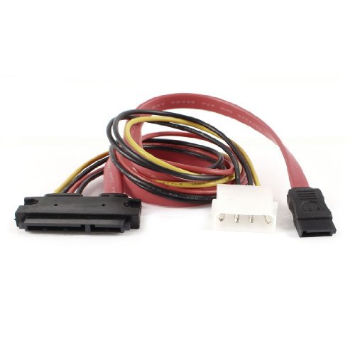 RANDWICK 50cm 15 + 7 Pin Serial SATA to 7 Pin SATA IDE 4 Pin Power ...