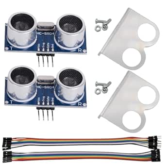 Amazon.com: VKLSVAN 2PCS HC-SR04 Ultrasonic Sensor Module Ultrasonic ranging Module with 2PCS ...