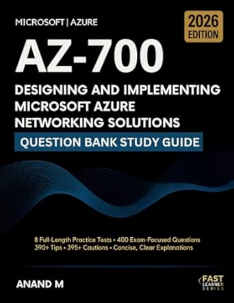 Microsoft Azure AZ-700 Designing And Implementing Microsoft Azure ...