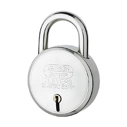 Jainson 60mm Steel Star Lock with 3 Keys (Chrome, 6 Pcs) : Amazon.in ...