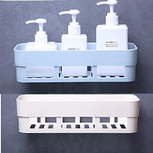 Plastic Painted Multipurpose Self-Adhesive Wall Holder Storage Box ...