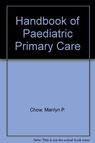 Handbook of Pediatric Primary Care: 9780827342248: Medicine & Health ...
