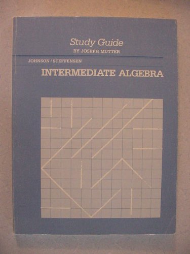 Intermediate Algebra Study Guide: Joseph Mutter: Amazon.com: Books