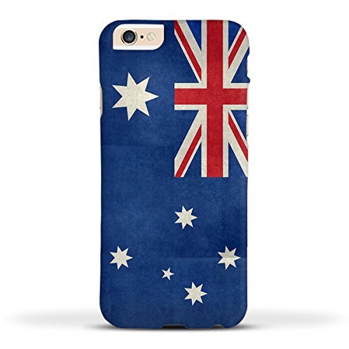FUNKYLICIOUS iPhone 6 Back Cover Flag of Australia Vintage Retro Style ...