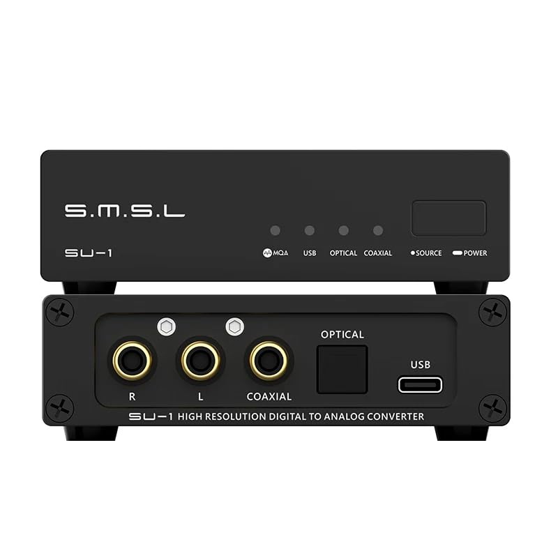 Amazon.co.jp: S.M.S.L SU-1 MQA MQA-CDオーディオデコーダー AK4493S XU316 768kHz ...