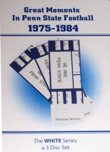 Amazon.com: Great Moments In Penn State Football 1975-1984 (White ...