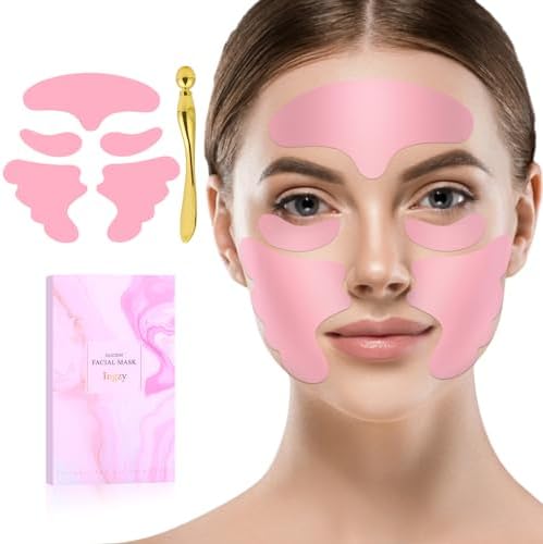 Amazon.com : Ingzy Reusable Silicone Wrinkle Patches Kit, Face ...