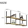 Amazon.com: Ceiling Shelf, Floating Shelves Kitchen Storage Wine Rack ...