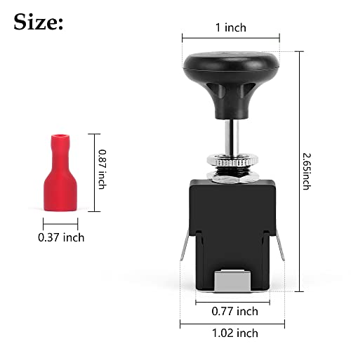 Snapklik.com : 10L0L Universal Golf Cart Headlight Push Pull Switch For ...