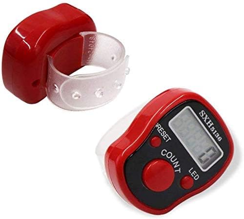 Mini Hand Tally Counter Finger Ring Digital Electronic Tasbih Head ...