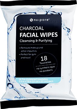 Amazon.com: Nu-Pore Charcoal Facial Wipes 18ct~ Bulk case of 24 units