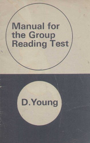 Amazon.in: Buy Manual for the Group Reading Test Book Online at Low ...