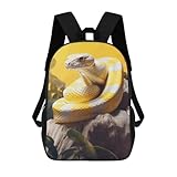 ・ブランド:FekiLoot・製造元:FekiLoot・モデル:Backpack・製造元/メーカー部品番号:8885411102121212・プレミアム品質:このイエローパイソンバックパックは、汚れにくい防水ポリエステル生地で作られており、...