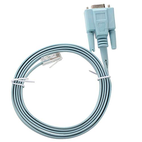 3X(Console Cable DB9 to RJ45 5.9 Ft for Cisco Router Switch Line Card ...