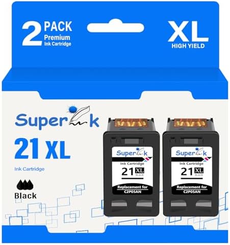 SuperInk 21XL Remanufactured High Yield Ink Cartridge Replacement for ...