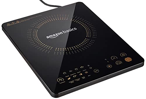 Buy AmazonBasics 2000 Watt Induction Cooktop| Digital Display| Touch ...