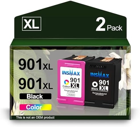 Amazon.com: 901 Ink Cartridge Remanufactured for HP 901 901XL 901 XL ...